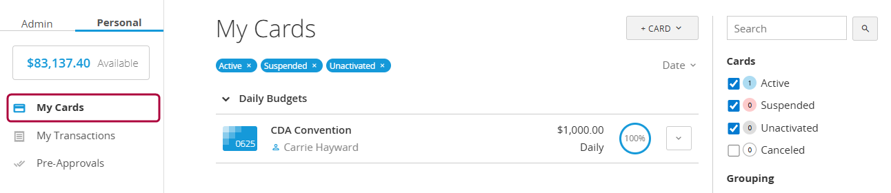 What Is the Card's Billing Address? – Emburse Cards Help Center